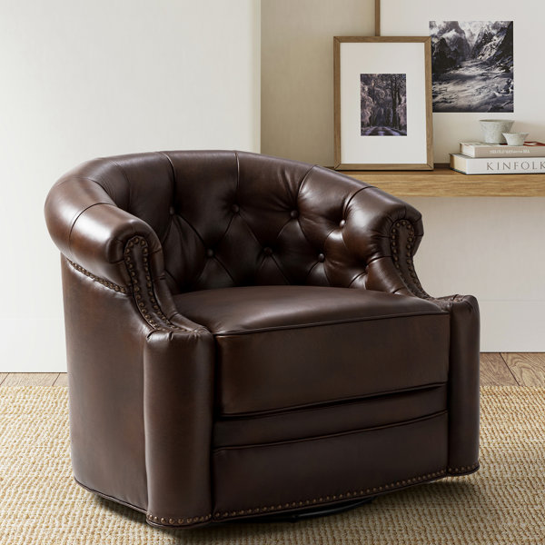 Chesterfield barrel chair store